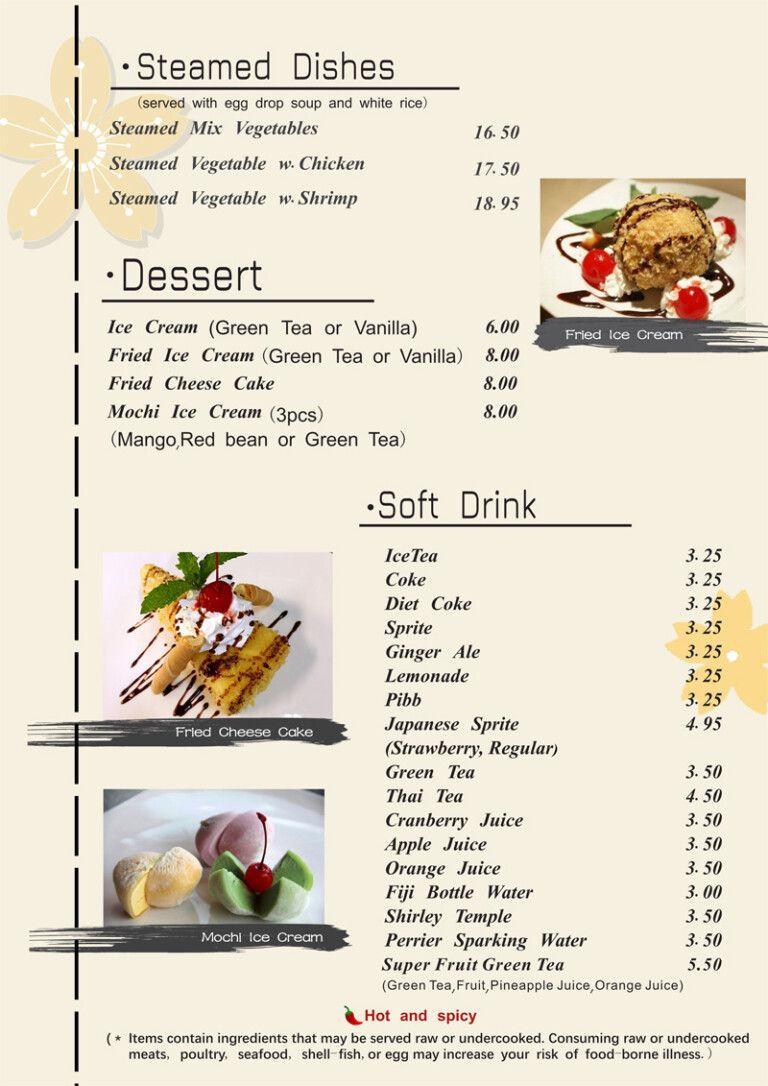Sanya Menu – Sanya Sushi Bistro